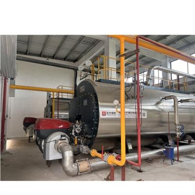 China WNS 10 Ton Steam Boiler 1.25 Mpa Natural Gas Fired for Yarn Dyeing Machine for sale