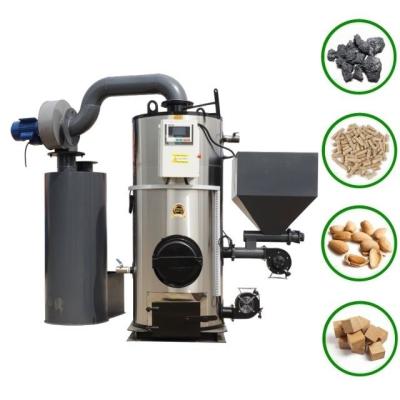 China Vertical 100-1500kg Wood Biomass Straw Steam Boiler 0.4-0.7MPa 150-170°C for sale