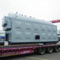 China DZH Biomass Fired Steam Boiler 1 Ton Automatic Vertical Boiler for Rice Mill for sale