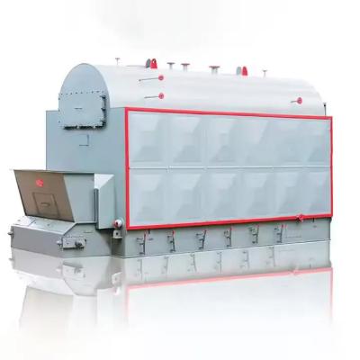 China Industrial DZL Automatic Chain Grate Steam Boiler 1-20 Ton Horizontal Fire Tube Design Biomass Coal for sale