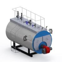 China Horizontal Fire Tube WNS Steam Boiler 1 to 20 Ton Natural Gas Diesel Fired Industrial for sale