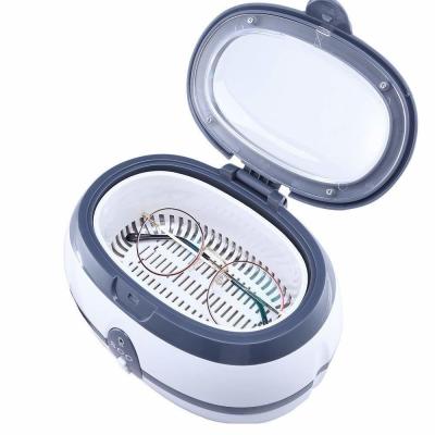 China 40KHz Small Ultrasonic Cleaner 600ml Mini Jewelry Cleaner 35W For Jewelry Glasses Watch Dentures for sale