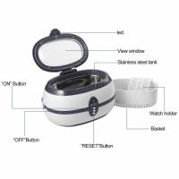 China 40KHz Small Ultrasonic Cleaner 600ml Mini Jewelry Cleaner 35W For Jewelry Glasses Watch Dentures for sale