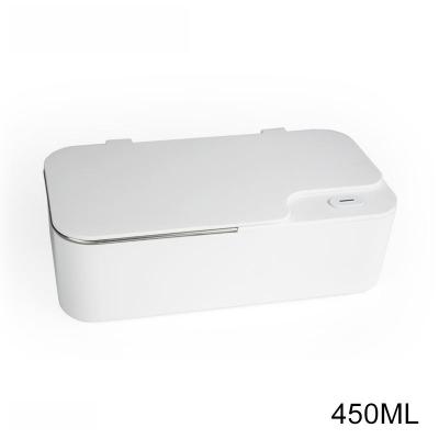 China 18w Ultrasonic Jewelry Cleaner 450ml Ultrasonic Glasses Cleaner 48kHz for sale