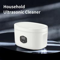 China 600ml Mini Ultrasonic Cleaner 43kHz Digital Timer Ultrasonic Cleaner 30w for sale