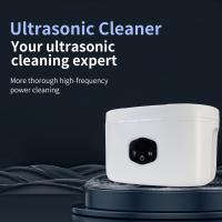 China 600ml Mini Ultrasonic Cleaner 43kHz Digital Timer Ultrasonic Cleaner 30w for sale