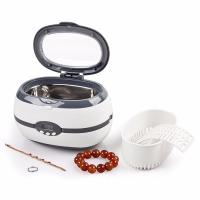 China 35w Compact Ultrasonic Cleaner Custom 600ml Ultrasonic Cleaner 40kHz For Denture Watch Jewelry for sale