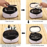 China Household Mini Ultrasonic Cleaner 60Hz 50Hz Compact Ultrasonic Jewelry Cleaner for sale