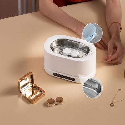China Compact Portable Ultrasonic Cleaner 450ml 18W DC12V GT-X5SE Eyeglass Ring Makeup Brush Cleaner for sale