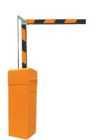 China 90 degree folding arm barrier gate for low ceiling indoor parking access control for sale