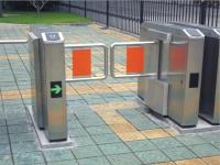 China Pedestrian swing barrier gate for staff and visiting access control for sale