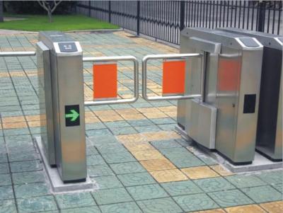 China Pedestrian swing barrier gate for staff and visiting access control for sale