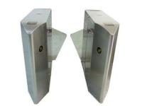 China Security #304 stainless steel Glass Flap Gate RS485  for Pedestrian Access Control for sale