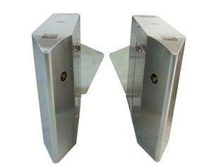 China Security #304 stainless steel Glass Flap Gate RS485  for Pedestrian Access Control for sale