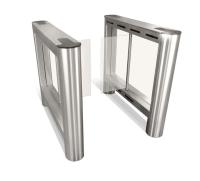 China Remote control Pedestrian Bridge dual swing  Barrier entrance gates systems for sale