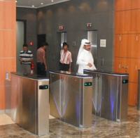 China Hidden gate turnstile for luxury office buildings for sale