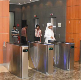 China Hidden gate turnstile for luxury office buildings for sale