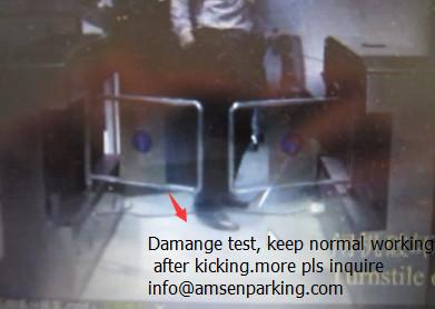 China Price reward for damage our robust security access control swing barrier gate SUS304 for sale