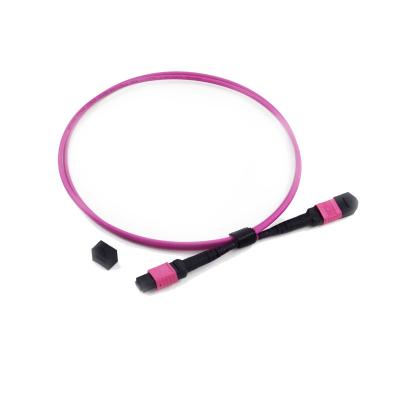 China 12 Fibre MPO MTP Patch Cord with Low Insertion Loss and 3.0mm PVC Jacket for High Performance for sale