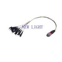 China Low Insertion Loss ≤0.35dB OM3 Fiber Optic MPO Cable Assemblies with 3.0mm Diameter for Data Centers for sale