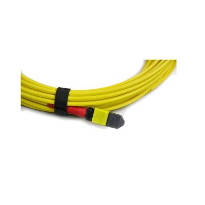 China Low Insertion Loss 3.0mm MPO Trunk Cable with Staggered Harness for High-Density Data Centers for sale
