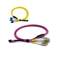 China Low PDL QSFP Compatible High Reliability MTP/MPO Fiber Jumper Cable with Compact Design for sale
