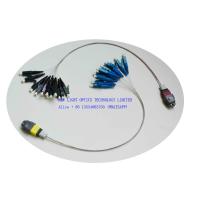 China 8 Core Female MTP to LC Cable Polarity B Plenum OM4 Mode Type Fiber Optic Cable for sale