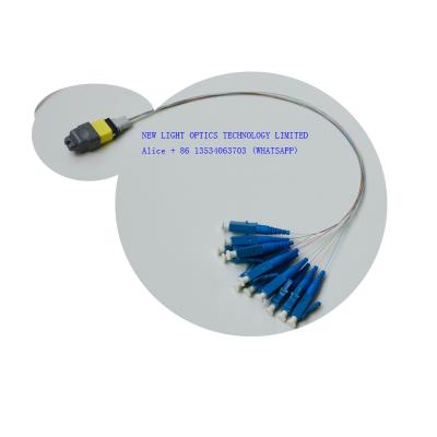 China 12 24 Core OS2 OM3 OM4 MPO MTP Fiber Optic Cable with Plenum Rated Jacket for sale