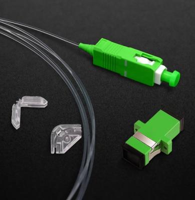 China Invisible Single Mode Optical Fiber Patch Cord with 10M Length for Seamless Indoor Installation for sale