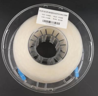 China 15m Length 0.9mm Diameter Invisible Installation Optical Fiber Patch Cord for High-Speed Data Transmission for sale