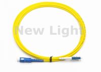 China Single Mode LC to SC Fiber Optic Patch Cable with High Temperature Stability and 2.0mm Diameter for sale