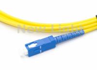 China Single Mode LC-SC Optical Fiber Patch Cord High Temperature Stability 2.0mm Diameter for sale