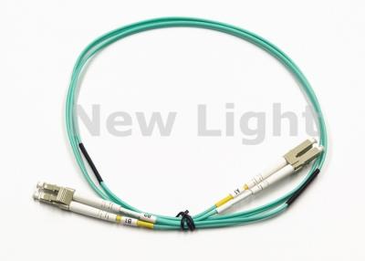 China Green 1 Meter LC-LC Single Mode Optical Fiber Patch Cord for High-Speed Network Connections for sale