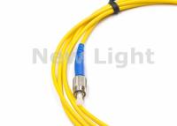 China 1 Meter SC-FC Single Mode Optical Fiber Patch Cord Active Device Termination for sale