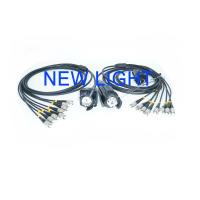 China 4 Cores 5mm Armored Outdoor Waterproof Fiber Optic Patch Cord MPO Jumper for FTTA for sale