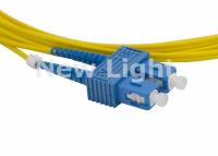 China 9/125µm Duplex LC-SC Optical Fiber Patch Cord 2.0mm PVC Jacket Stable Connections for sale
