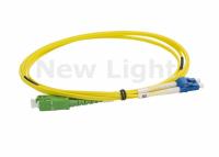 China Single Mode LC-SC Fiber Optic Patch Cord with APC Polish and 2.0mm Diameter for High Performance Networks for sale