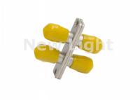 China ST Multimode Duplex Metal Fiber Optic Adapter with Low Insertion Loss for Data Processing Networks for sale
