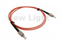 China 1m FC UPC to FC UPC Optical Fiber Patch Cord 2.0mm Diameter for Gigabit Ethernet for sale