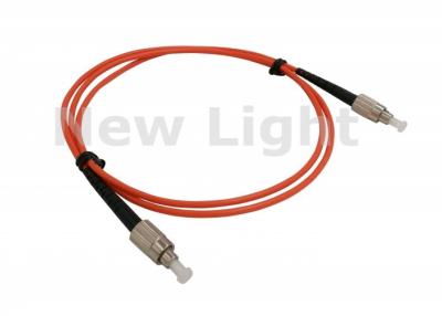 China 1m FC UPC to FC UPC Optical Fiber Patch Cord 2.0mm Diameter for Gigabit Ethernet for sale