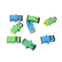 China 250um Bare Fiber SC-Type Fiber Optic Adapter with Zirconia Ceramic Sleeve and In Flange Design for sale
