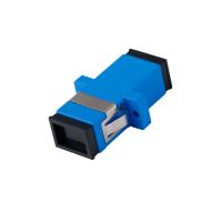 China SC-SC Fiber Optic Adapter with Simplex Fiber Count, Plastic Transparent Shutter, and Customized Length for Reliable Connections for sale