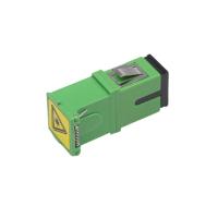 China SC-SC Fiber Optic Adapter with 250um Bare Fiber and Plastic Transparent Shutter for Reliable Connectivity for sale