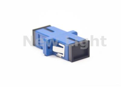 China Blue Color SC Singlemode Simplex Fiber Optic Adapter for Fiber To The Home for sale