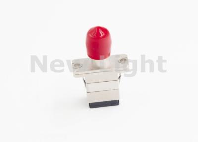 China SC-FC Hybrid Adapter Simplex Fiber Optic Adapter with High Return Loss and Low Polarization Related Loss for Long Distance DWDM System for sale