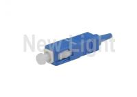 China SC Singlemode Fiber Optic Connectors 0.9mm Diameter 62.5 / 125um with Low Insertion Loss for Wide Area Networks for sale