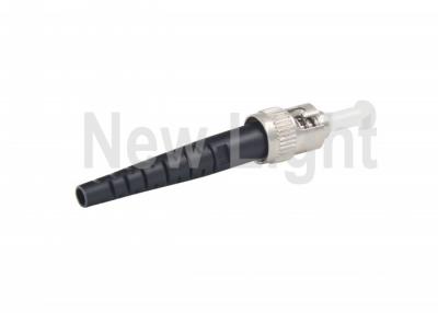 China 3.0mm Diameter Single Mode ST Connector with PC UPC Polishing for Fiber Optic Applications for sale