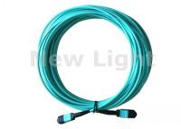 China 24 Core MPO MTP Cable APC <0.3dB Single Mode Fiber Optic Patch Cord for sale