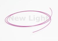 China Purple Color Simplex Fiber Optic Cable Single Mode with 0.9mm Outer Diameter and TPEE Material for sale