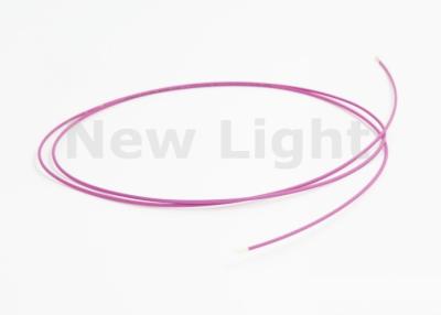 China Purple Color Simplex Fiber Optic Cable Single Mode with 0.9mm Outer Diameter and TPEE Material for sale